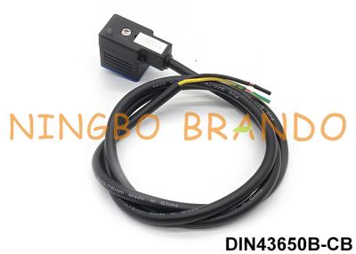 Cina DIN43650B IP67 Waterproof Molded Cable Solenoid Connector With LED in vendita