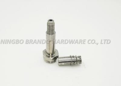 China Three Way Two Position Solenoid Stem With Male Thread Connection/Four Vertical Grooves Movable Core for sale