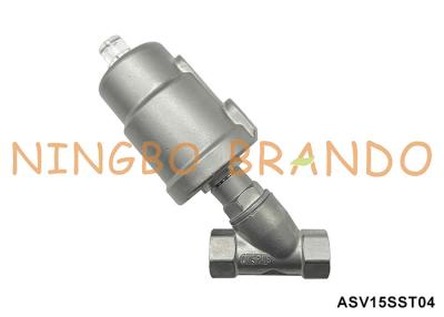 Chine 1/2" DN15 PN16 fil Pneumatique angle de la soupape de siège à action simple normalement fermé à vendre