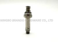 China Thread Connection Silvery Solenoid Stem High Precision With External Spring for sale