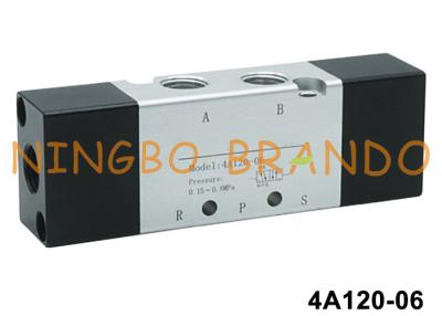 China 4A120-06 Airtac Type Pneumatic Air Pilot Valve 5/2 Way Double Control for sale