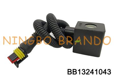 China Automobile Spare Parts Solenoid Coil With Plug Connector 12VDC 24VDC for sale
