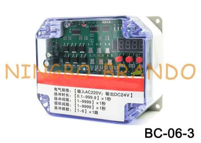 China 6 Lines Pulse Jet Valve Sequential Timer Controller For Dust Collector for sale