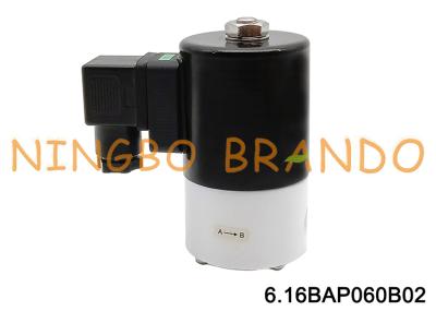 China 1/4'' PTFE Solenoid Valve For Anti-corrosive Isolation 24V 110V 220V for sale