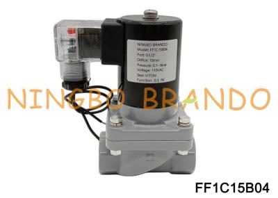 China 1/2'' CPVC Anti-Corrosion Normally Closed Solenoid Valve DN15 for sale