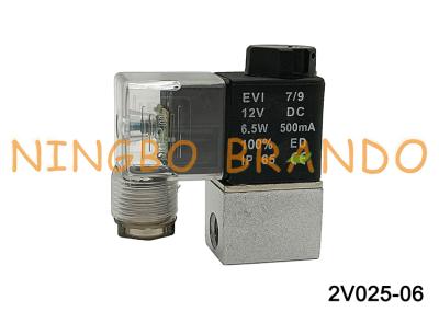 China Airtac Type 2V025-06 2 Way Solenoid Valve 1/8'' 12VDC DC 12V for sale