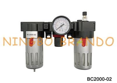 China AC BC Series FRL Combination Air Treatment Processing Filter Regulator Lubricator for sale