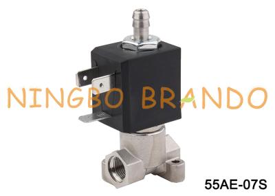 China 3-Way NC 1/8'' Stainless Steel Solenoid Valve for Espresso Coffee Machine for sale