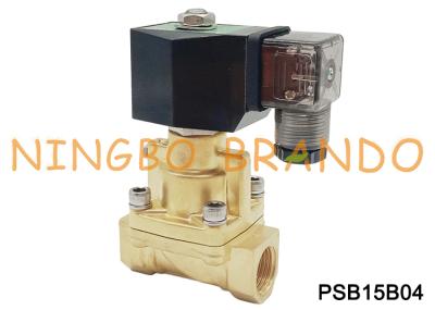 China Steam High Temperature Brass Solenoid Valve Normally Closed 1/2'' for sale