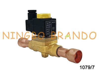 China Refrigeration Solenoid Valve Castel Type 1079/7 Solder 7/8'' Inch for sale