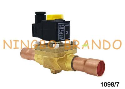 China 1098/7 Castel Type Normally Closed Solenoid Valve 7/8'' Solder 1098/7A7 for sale