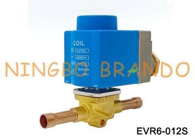 China Danfoss Type 032L1209 Solenoid Valve 1/2 in ODF EVR6 24V 110V 220V for sale