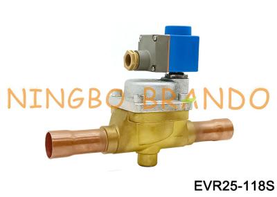 China Danfoss Type 032L2201 Solenoid Valve EVR 25 Solder ODF 1 1/8 in for sale