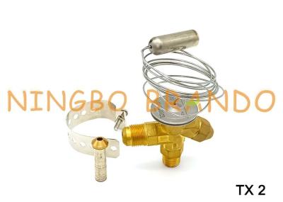 China Danfoss Type 068Z3206 TX2 Thermostatic Expansion Valve 3/8'' x 1/2'' Flare for sale