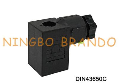 China Solenoid Valve Coil Connector DIN43650 C MPM Black DIN 43650 Type C for sale