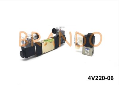 China De pneumatische Reeks van de de Controleklep 4V van de Solenoïdelucht voor CNC Machines AC220V DC24V Te koop