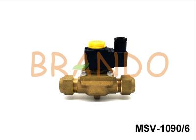China Brass Natural Color Gas Solenoid Valve G3/4'' SAE MSV-1090/6 Diaphragm Structure for sale