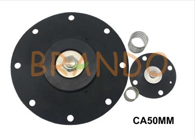 China Black Color Pulse Solenoid Valve 2'' Diaphragm G50 Medium With Cleaning Air for sale