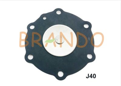 China Pulse Blowing System Solenoid Valve Diaphragm Joil Type 1 1/2'' Black Nitrile Rubber Material for sale