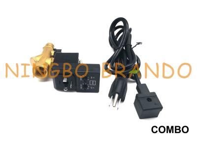 中国 空気圧縮機のためのJorcのコンボの5523/2523タイプ タイマーの電子自動排水栓AC110V 販売のため