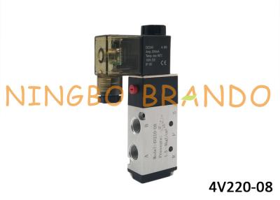 China AirTAC Type 5/2 Way 1/4" 4V210-08 Pneumatic Air Single Electrical Control Solenoid Valve DC 24V For Automation for sale