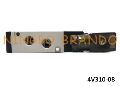 Китай Тип путь АйрТАК 4В310-08 5/2 1/4" определяет клапан соленоида катушки пневматический с телом АК220В ДК24В алюминиевого сплава продается