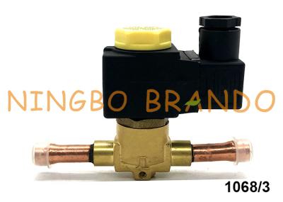 China Castell Type 3/4'' ODS Solder Brass Refrigeration Solenoid Valve 1068/3 for sale