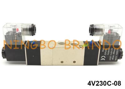 China Tipo válvula de solenoide pneumática 1/4" de 4V230C-08 Airtac 5 posição 24V da maneira 3 à venda