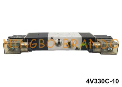 Chine 3/8" 5/3 type pneumatique 24V 12V de la vanne électromagnétique de manière 4V330C-10 Airtac à vendre