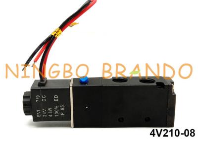 Китай Тип 5/2 клапан соленоида 1/4" Airtac пути пневматический 4V210-08 12V 24V продается