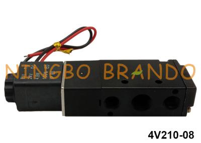 中国 Airtacのタイプ5/2方法空気の電磁弁1/4" 4V210-08 12V 24V 販売のため