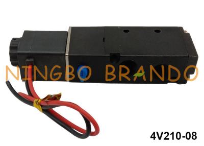 中国 Airtacのタイプ5/2方法空気の電磁弁1/4" 4V210-08 12V 24V 販売のため