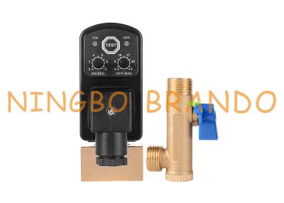 China Air Compressor Automatic Drain Valve With Timer 1/4'' 1/2'' 110V 220V for sale