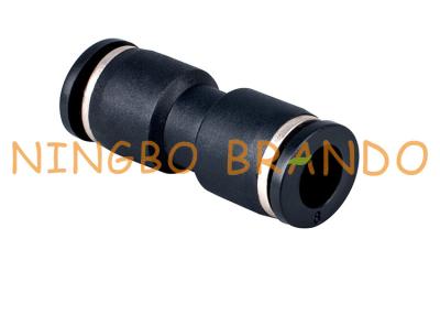 China 1/4'' 8mm Union Straight Push To Quick Connect Pneumatic Hose Fittings for sale
