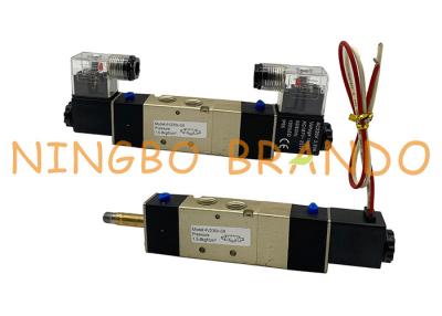 China Maneira 4V230C-08 5/3 1/4" válvula de solenoide pneumática do ar do ilhó terminal à venda