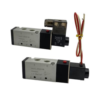 China maneira 4V310-08 5/2 1/4" válvula piloto interna de Single Solenoid Pneumatic à venda