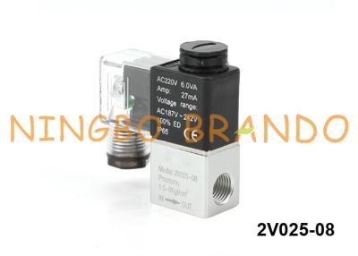 Китай тип клапан соленоида 1/4" 2V025-08 Airtac воздуха 24VDC 12VDC продается