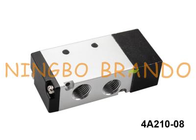 중국 4A210-08 아이르타크는 5/2 방식 한 개의 공군 파일럿 밸브 공압을 타이핑합니다 판매용