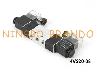 Китай тип пневматический клапан соленоида 4V220-08-DC24V DC24V 4V220-08 Airtac продается