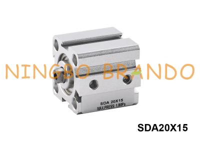 China Airtac Type Compact Pneumatic Cylinders SDA20X15 20mm Bore 15mm Stroke for sale