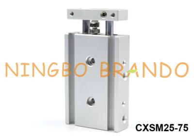 China Dual Rod Pneumatic Air Cylinder SMC Type CXSM25-75 75mm Stroke for sale