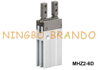 China Small Air Pneumatic Parallel Gripper 2 Finger SMC Type MHZ2-6D for sale