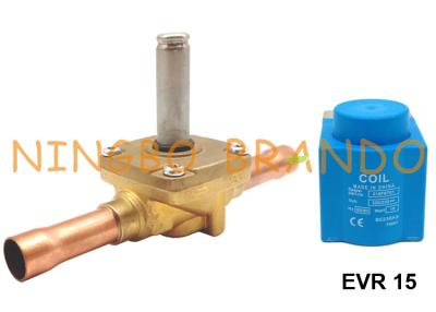 China 5/8'' Refrigeration Solenoid Valve Danfoss Type EVR 15 032F1228 for sale