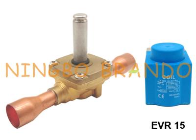 China Danfoss Type EVR 15 032F1225 Refrigeration Solenoid Valve 7/8'' for sale