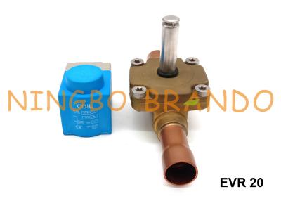 China Danfoss Type EVR 20 NC Refrigeration Solenoid Valve 7/8'' 24VDC 220VAC for sale