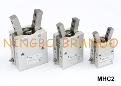 China 2 Finger Angular Pneumatic Air Grippers SMC Type MHC2 Series for sale