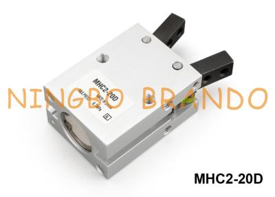 China Two Jaw Angular Pneumatic Air Gripper Cylinder SMC Type MHC2-20D for sale