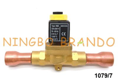 China Castel Type 1079/7 7/8'' Solder Liquid Solenoid Valve For Refrigeration for sale