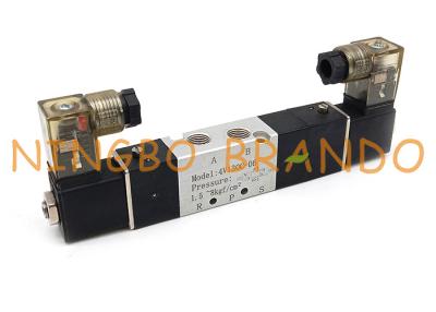 China 4V130C-06 Double Solenoid 5/3 Way Closed Center Pneumatic Solenoid Valve à venda