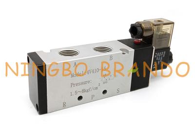 Китай пилота пути соленоида 5/2 дюйма 4V410-15 1/2» клапан одиночного пневматический продается